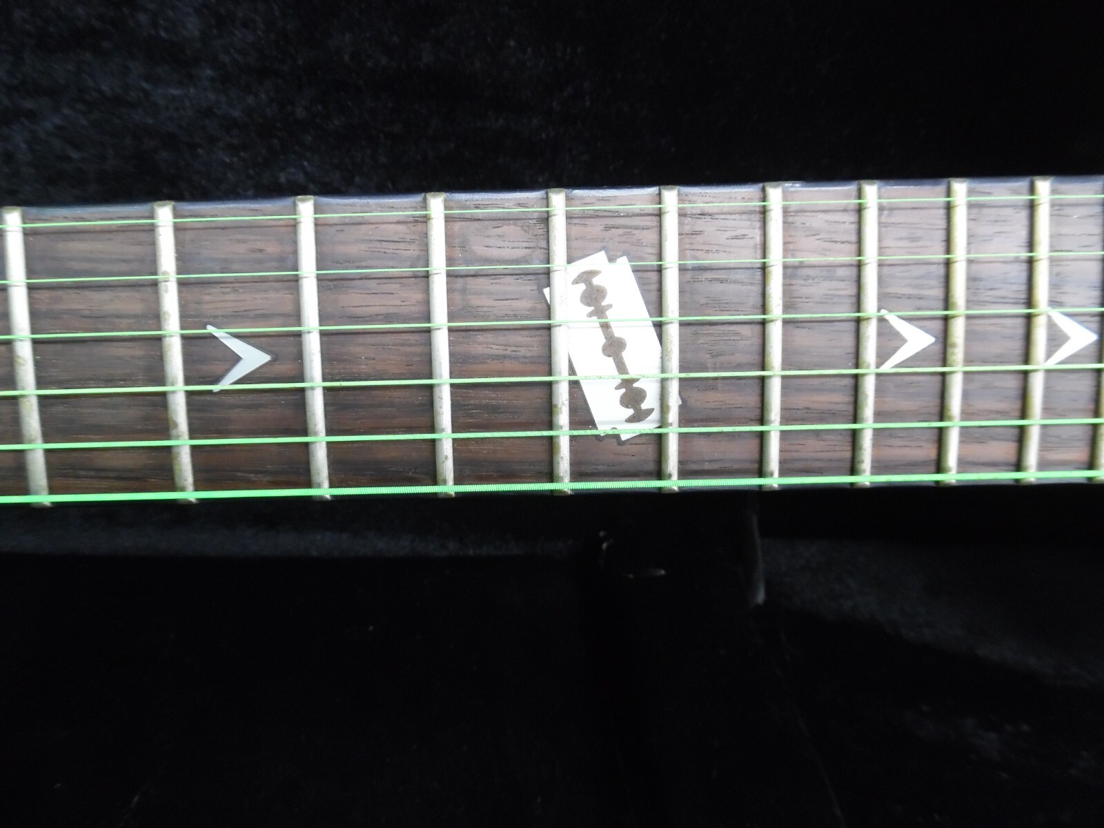 Dean Dime Razorback Bumblebee Slime Green Signature Guitar with Hard ...