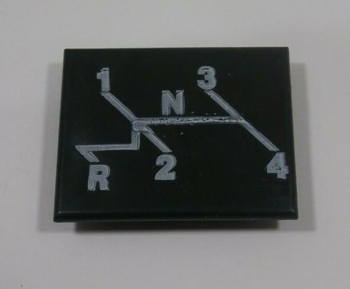 GEAR SHIFT SHIFTER GEAR PATTERN ON DASH VOLKSWAGEN SUPER BEETLE 1973 ...