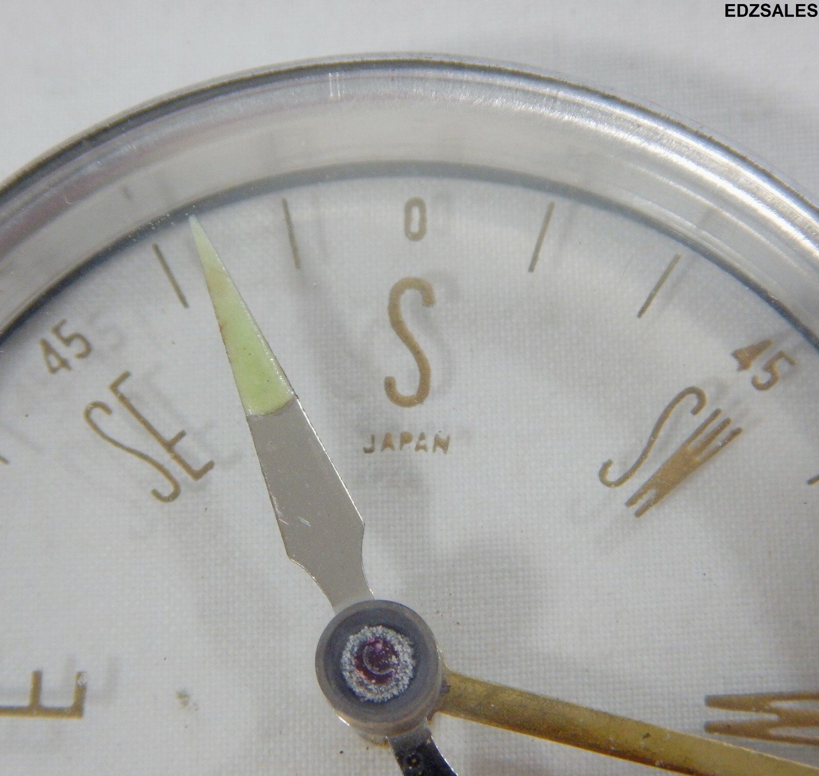 Vintage Clear Glass Handheld Hiking Camping Mapping Compass Made in ...