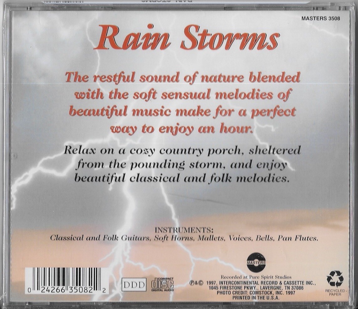 Rain Storms: Sounds of Nature by Rain Storms (CD, Masters) for sale ...