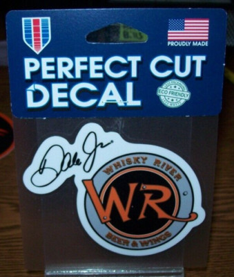 DALE EARNHARDT JR WHISKY RIVER NASCAR WINCRAFT 4X4 DECAL SHEET STICKER ...