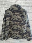 AE COZY SHERPA QUARTER ZIP PULLOVER CAMO LARGE AMERICAN EAGLE WOMENS ...