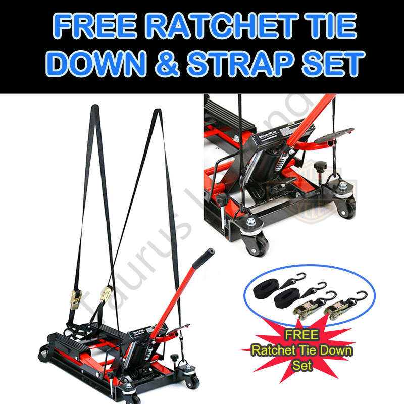 680kg Low Profile Motorcycle ATV Hydraulic Jack Motorbike Stand Hoist ...