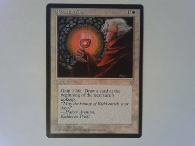 Blessed Wine Ice Age - Magic the Gathering MTG White | eBay