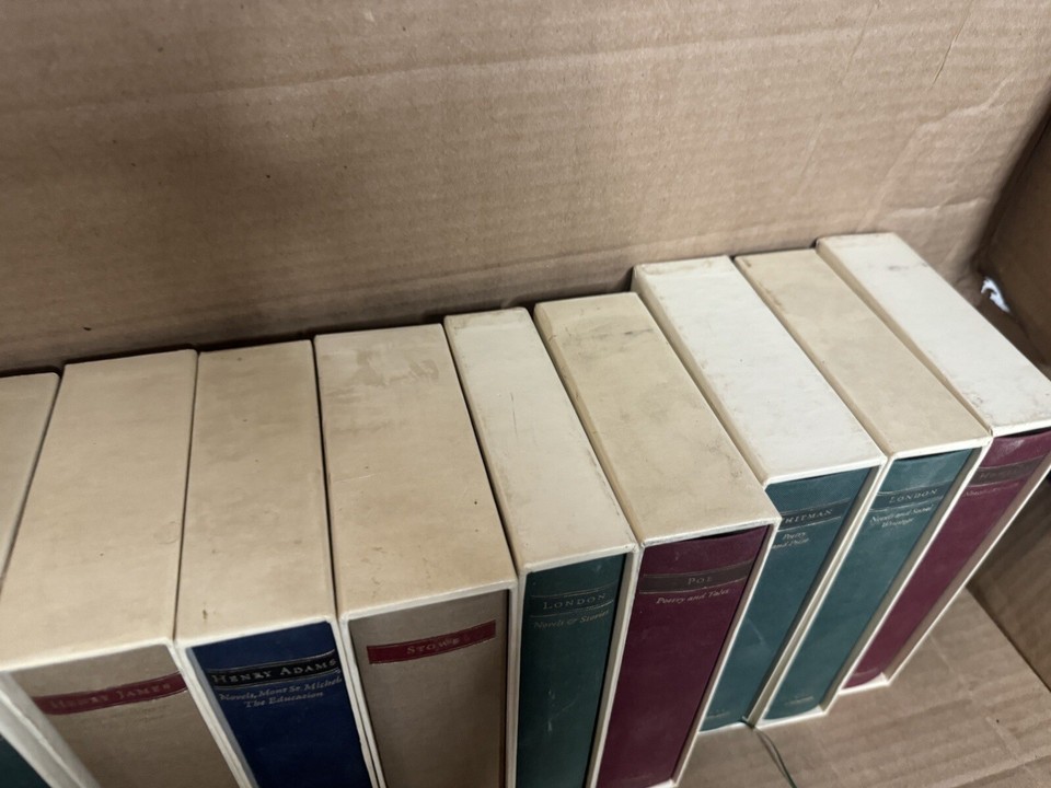 Lot Of 24 Library Of America Books With Sleeves Great All Time Authors ...