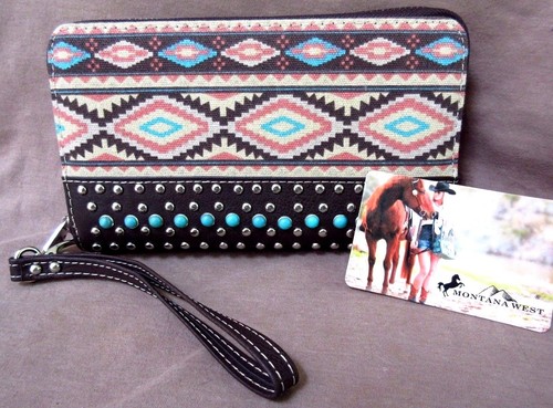 Native american style wallet made by Montana West - Navajo Weave ...