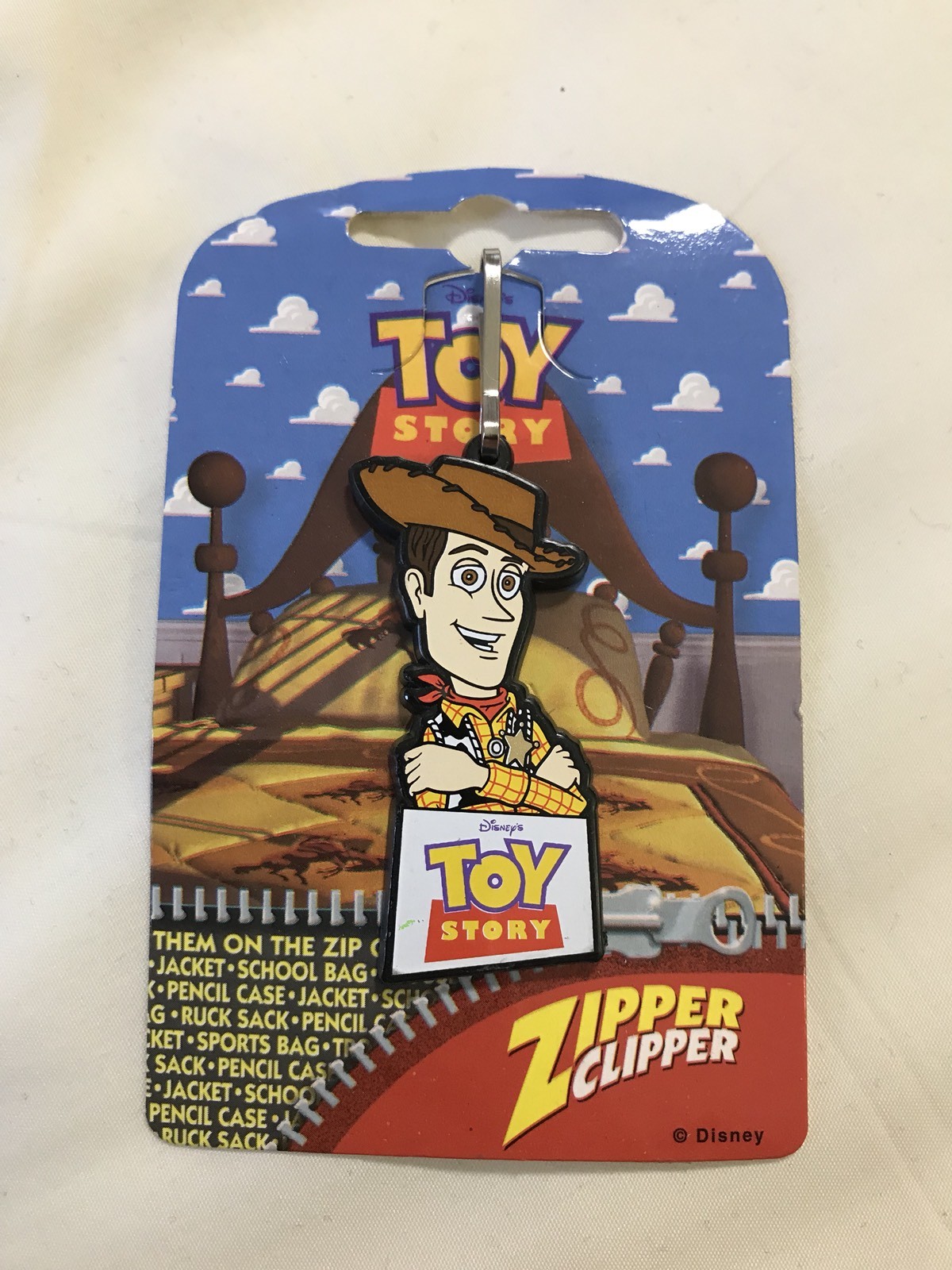 Toy+Story+Woody+Disney+ZIPPER+Clipper.+Badge for sale online | eBay