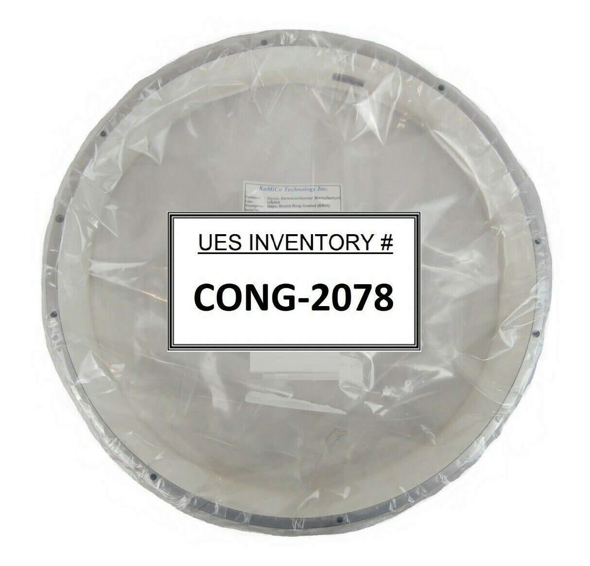 KoMiCo DRM White Coated Depo Shield Ring Coated TEL Tokyo Electron ...