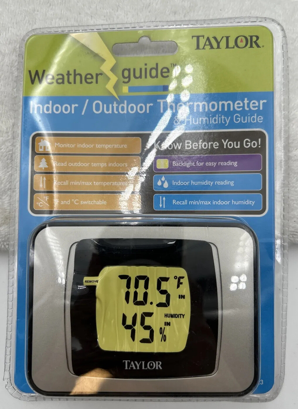 Taylor 1523 Indoor/outdoor Thermometer and Hygrometer for sale online ...