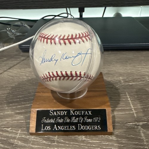 Sandy Koufax Signed Baseball With Case | eBay
