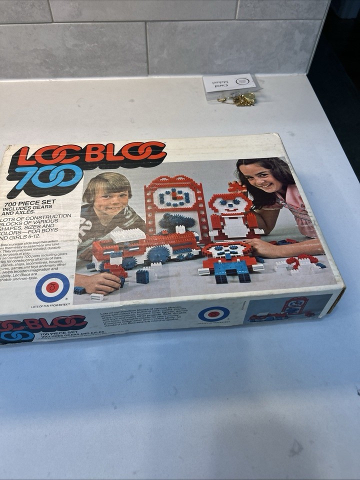 Loc Bloc 700 Piece Construction Set W/Instruction Manual Vintage 1975 ...