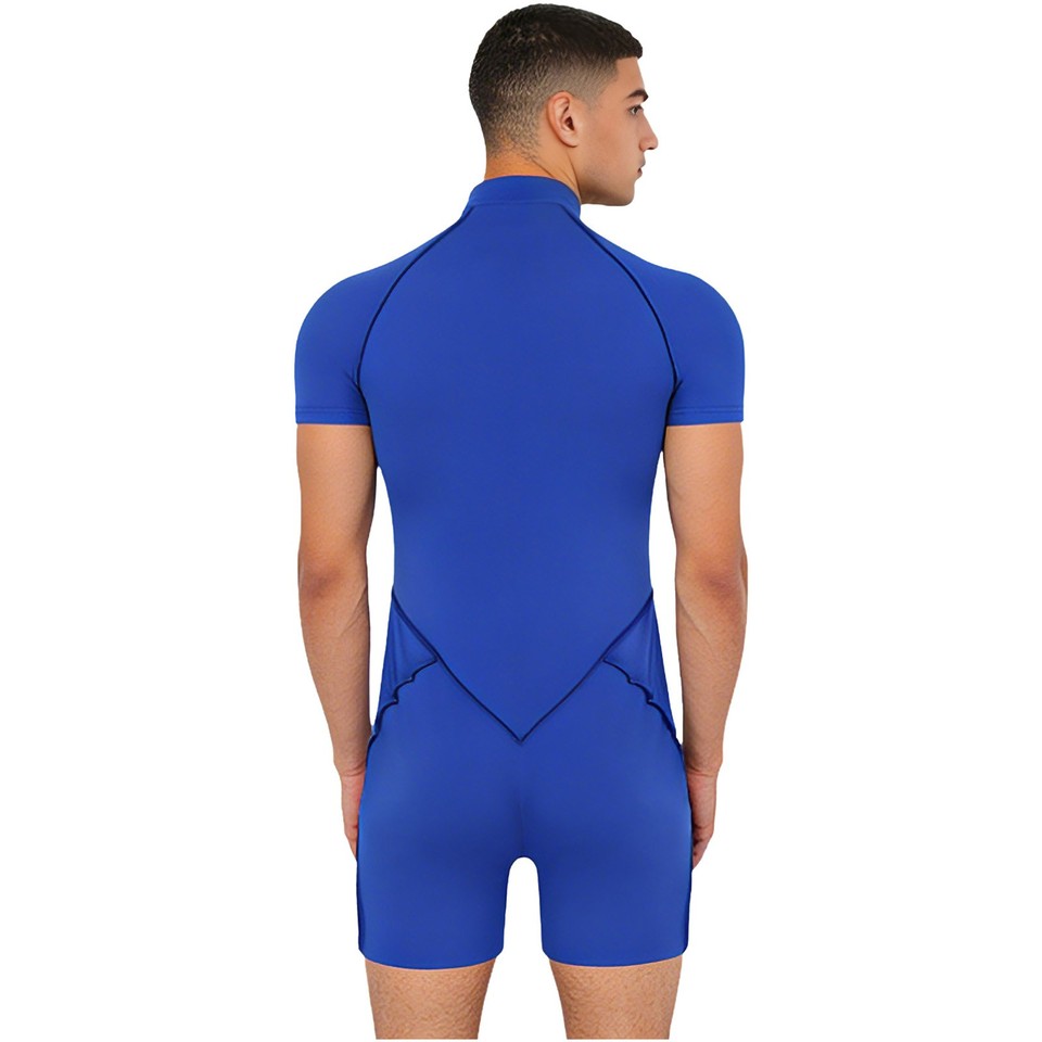 Men Jumpsuit Stockings Bodysuit Five Finger Unitard Dating Night ...