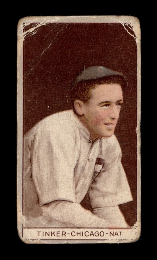 1912 T207 Recruit Set-Break Joseph Tinker LOW GRADE (crease) *GMCARDS ...