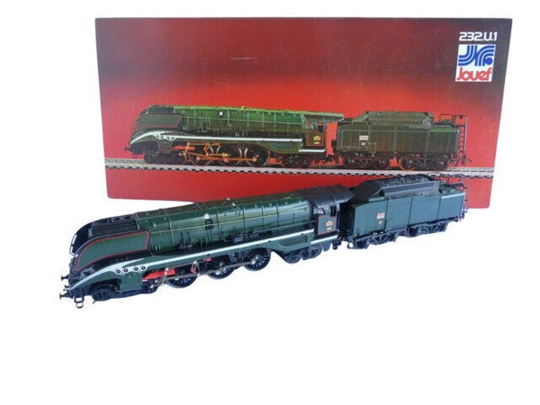 Jouef SNCF 232 U1 Locomotive à Vapeur H0 en Plastique - Verte (8249 ...