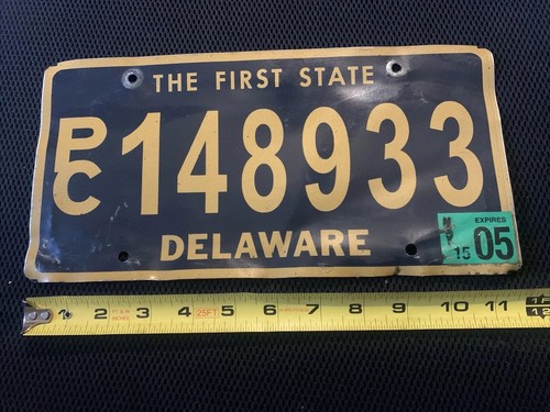 Delaware Vintage car license plate truck EXPIRED | eBay