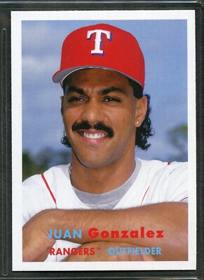 2021 Topps Archives Baseball - #39 - Juan Gonzalez - Texas Rangers | eBay