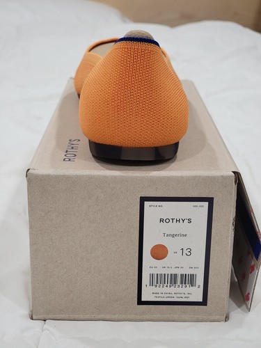 Rothy's The Point Tangerine Size 13 (NIB) | eBay