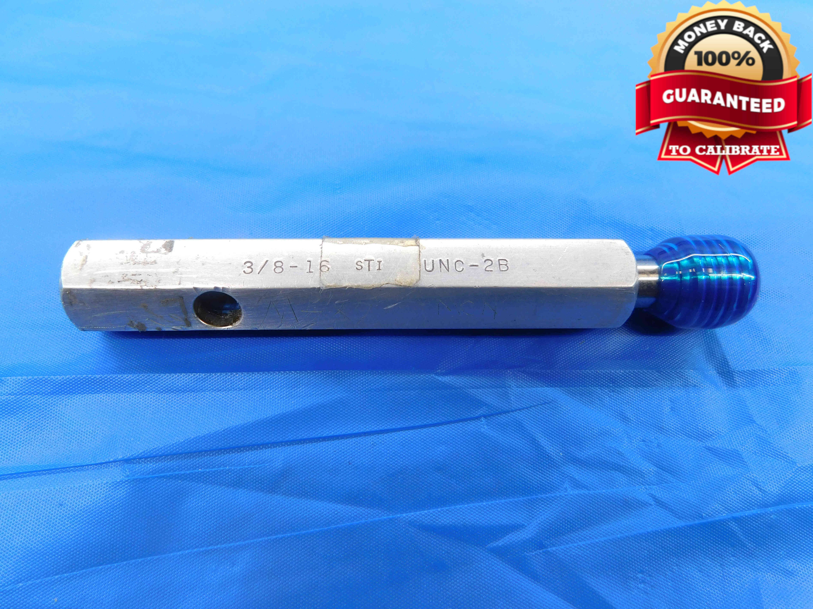 3/8 16 UNC 2B STI HELICOIL THREAD PLUG GAGE .375 .3750 NO GO ONLY P.D ...