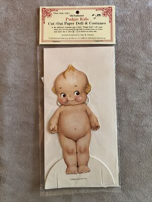 Merrimack 1988 Pudgie Kids Cut-Out Paper Dolls and Costumes | eBay