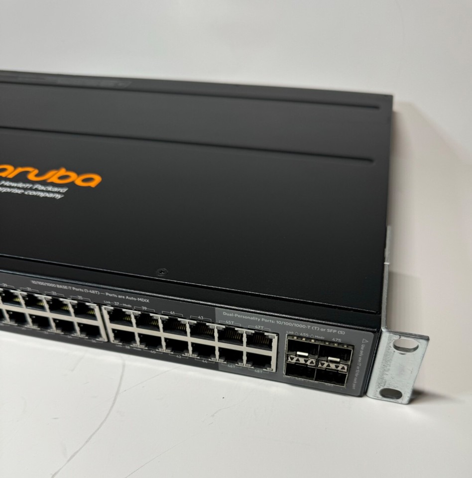 HP Aruba 2920-48G J9728A 48-Port 4 SFP Gigabit Ethernet Managed Network ...