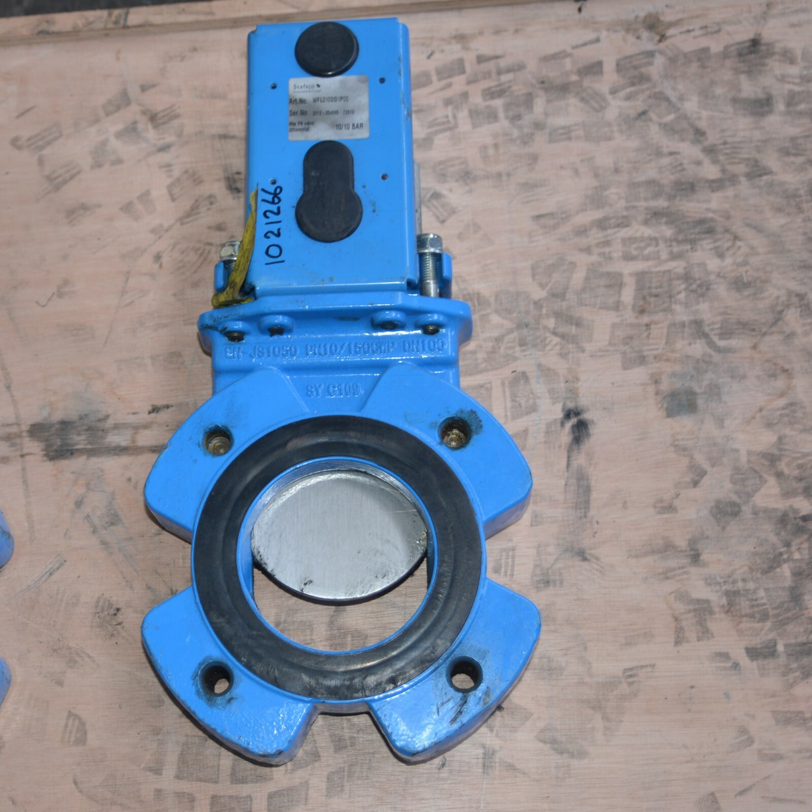 STAFSJO knife valve class 150 DN100 4" WFLO10DD1P00 EN-J81050 SY C109 ...