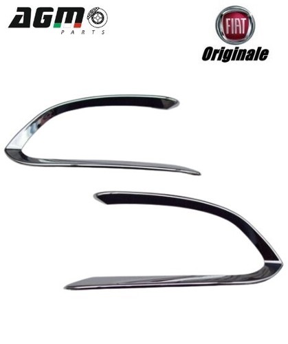 KIT ABBELLIMENTO CORNICI FENDINEBBIA DX SX CROMATE ORIGINALE FIAT 500X ...