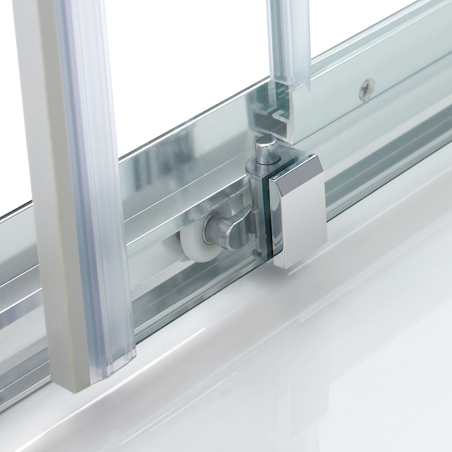 1200mm Sliding Shower Door Enclosure Walk In Cubicle Stone Tray Riser ...