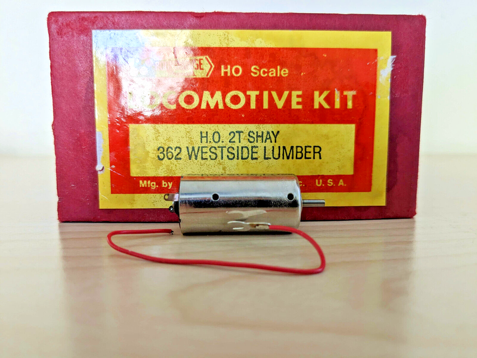 CAN MOTOR! **RARE *WESTSIDE LUMBER SHAY KIT ROUNDHOUSE HO *COMPLETE ...