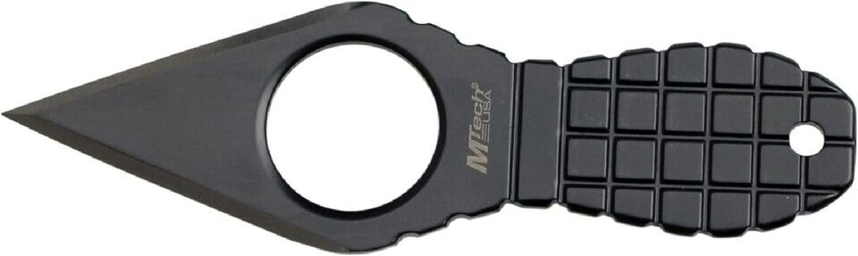 Fixed Blade Knife Self Defense Weapon Mini Defence Tool Survival Black ...