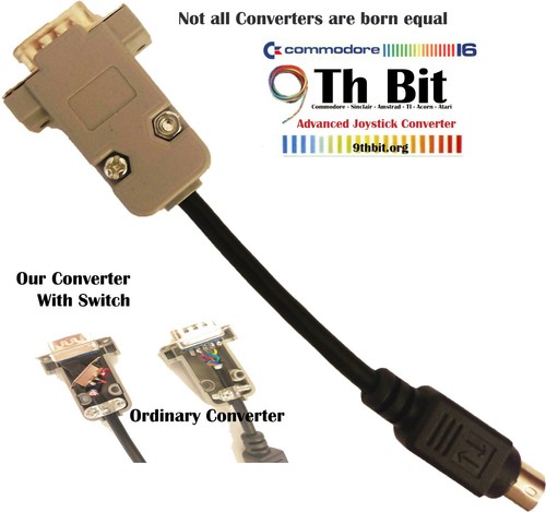 ADVANCED COMMODORE C16 / PLUS 4 / TO C64 / AMIGA JOYSTICK CONVERTER ...