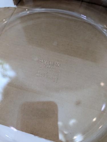 Pyrex #209 9 Inch Flat Rim Clear Pie Dish Plate Oven / Microwafe Safe ...