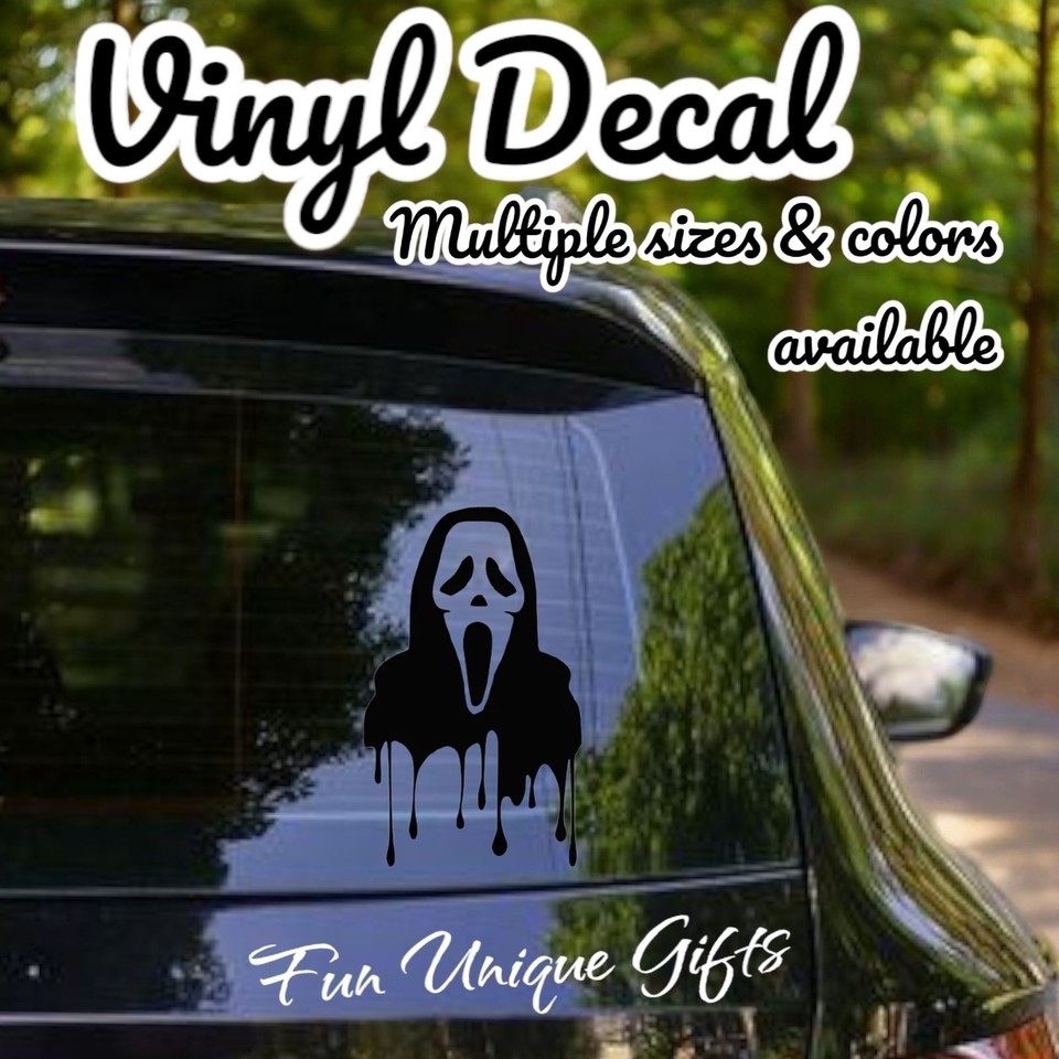 Scream Face Vinyl Decal Sticker -Multiple Colors & Sizes- FREE SHIPPING ...