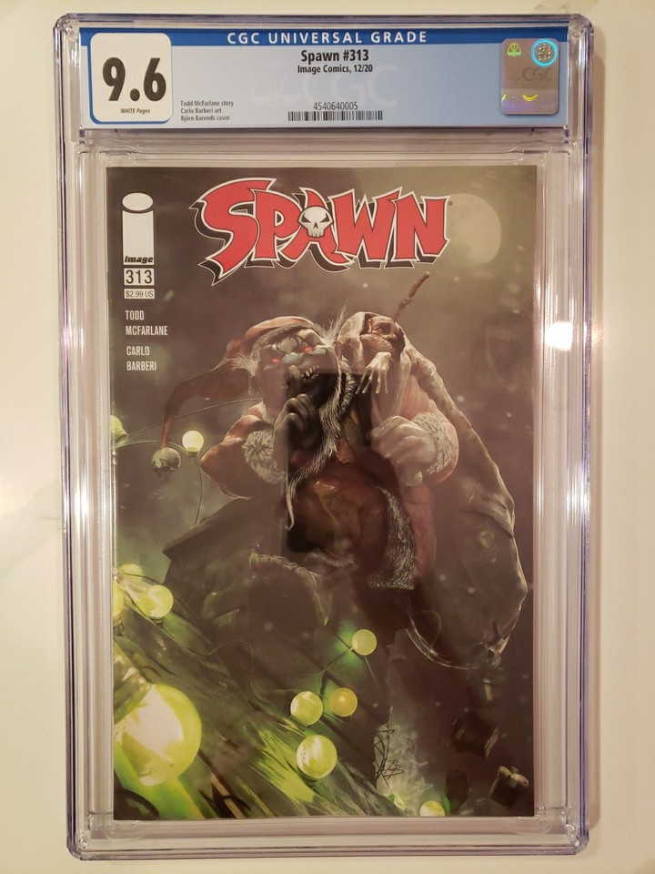 Spawn 313 CGC 9.6 Image Comics 2020 Barends Santa | eBay