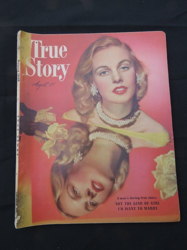 Vintage True Story Magazine August 1948 Nice George Hurrell Cover ...