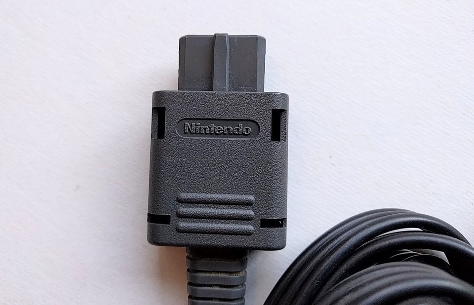 Vintage OFFICIAL GENUINE Nintendo S-Video Cable Super Famicom N64 SNES ...