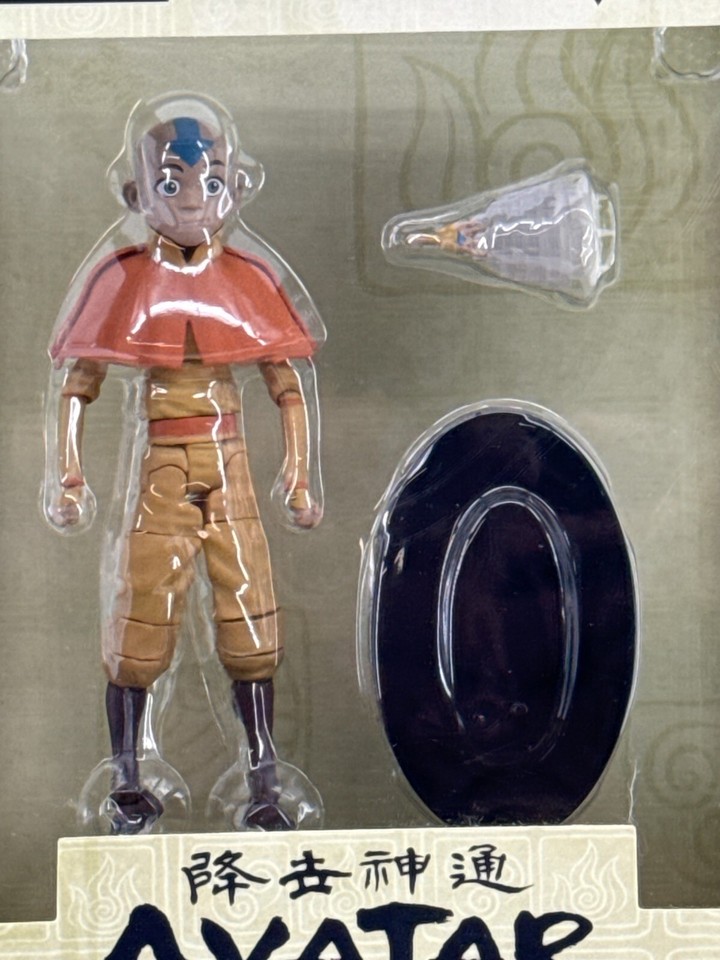 Aang Action Figure Diamond Select Avatar Series 1 FX Base Stand ...