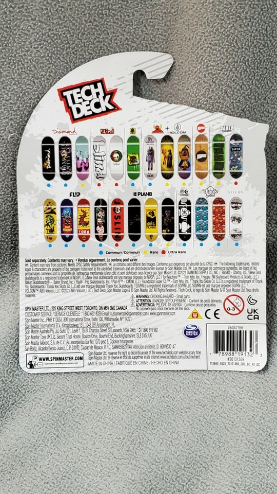 Tech Deck (Rare) Toy Machine x Volcom Fingerboards Skateboard | eBay