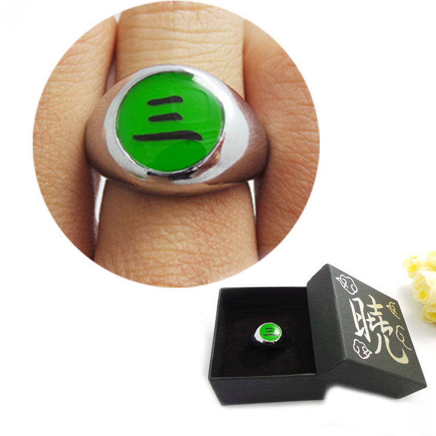 Anime Akatsuki Member's Rings Itachi Uchiha Zhu Yu Metal Finger Ring ...