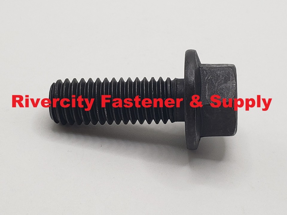 (4) 7/16-14x1-1/4 Grade 8 Hex Head Flange / Frame bolt / Cap Screws 7/ ...