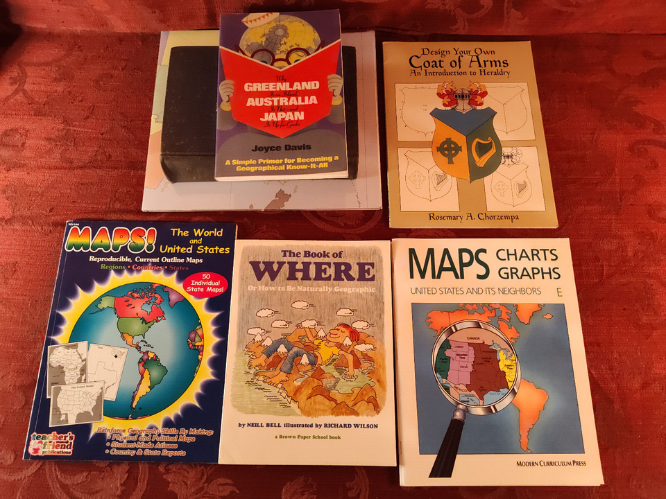 Geography Book Lot Home School Where Hendrik Van Loon Maps | eBay