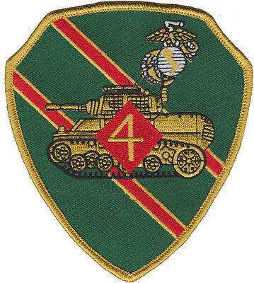 Officially Licensed USMC 4th Tank Bn Patch | eBay