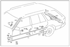 Mercedes-Benz 0029881681 Genuine OEM Insulation Fastener for sale ...