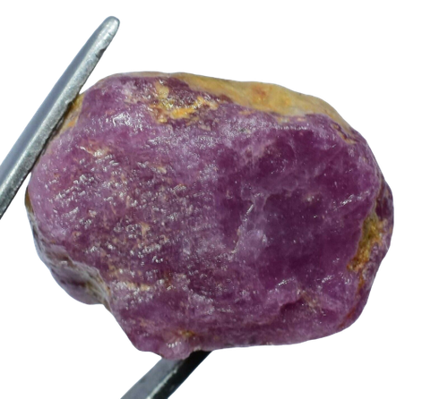 37.80 Ct Natural Pink Ruby Untreated Facet Specimen AGL Certified Rough ...