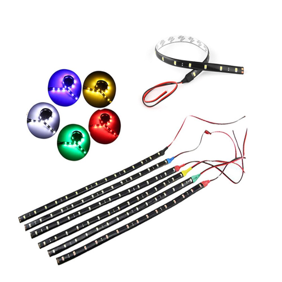 Lot Waterproof 12''/15 DC 12V Motor LED Strip Underbody Light For Car ...