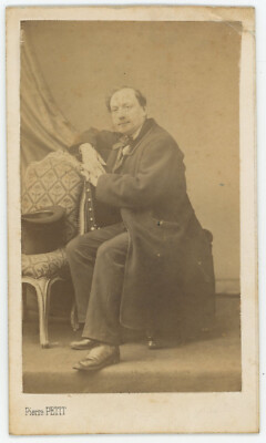 CDV Pierre Petit circa 1865. Théodore de Banville, poète français. | eBay
