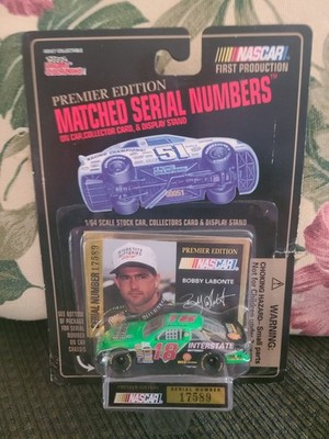 1995 Racing Champions 1/64 diecast #18 Interstate Bobby Labonte Matched ...