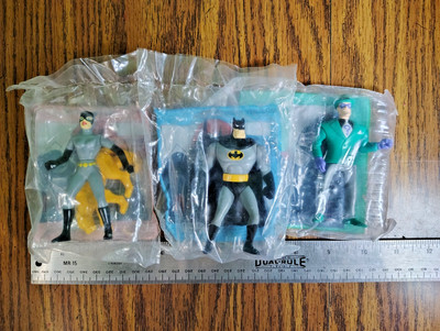 Set of (3) Batman Kid Meal Mcdonald's Toys Batman, Catwoman & The ...