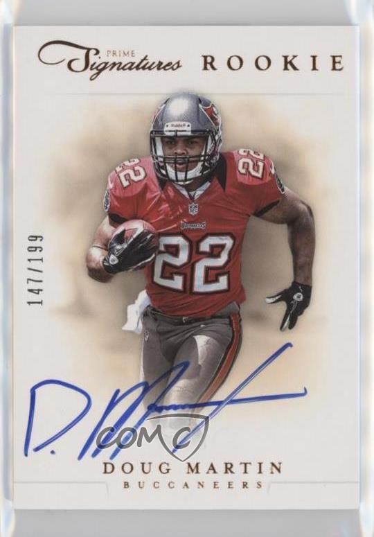 2012 Panini Prime Signatures - Rookie Signature Doug Martin #251 /199 ...