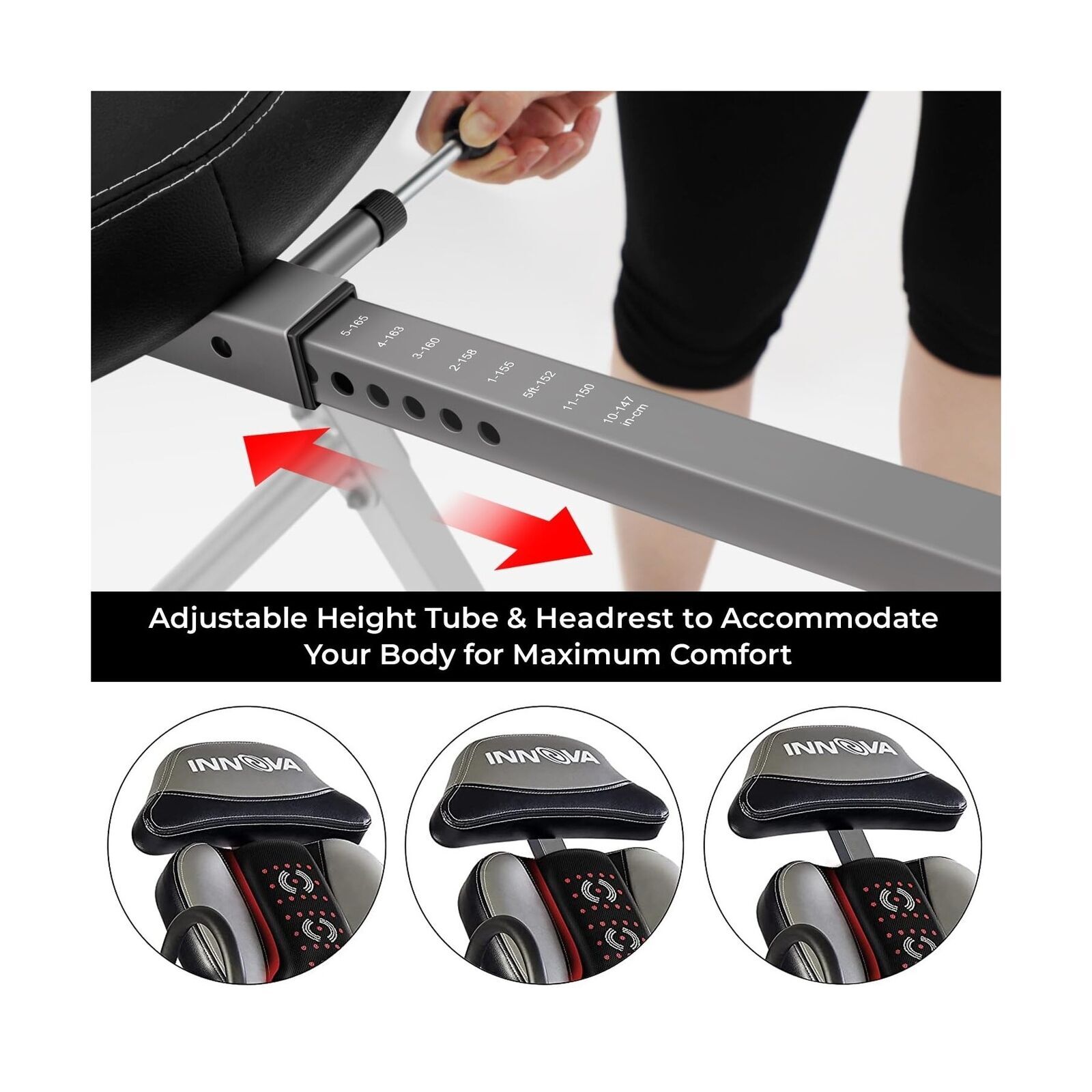 Innova ITM5900 Advanced Heat and Massage Inversion Therapy Table for ...