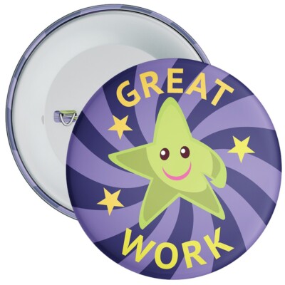 Pack of Great Work Badges - School Badges - Various Pack Sizes | eBay UK